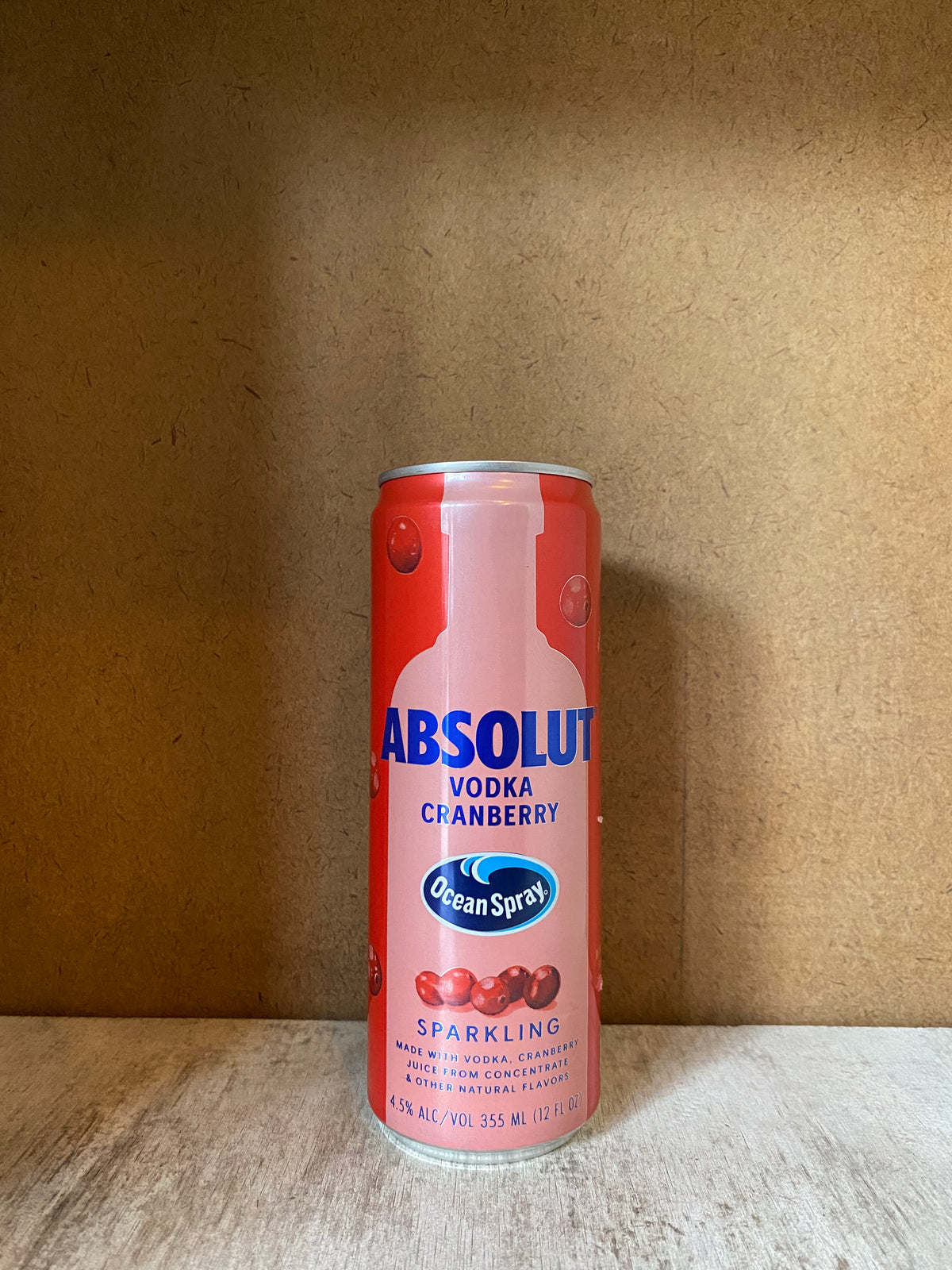 Absolut 'Vodka Cranberry' 355ml CAN– Vinyl Wine